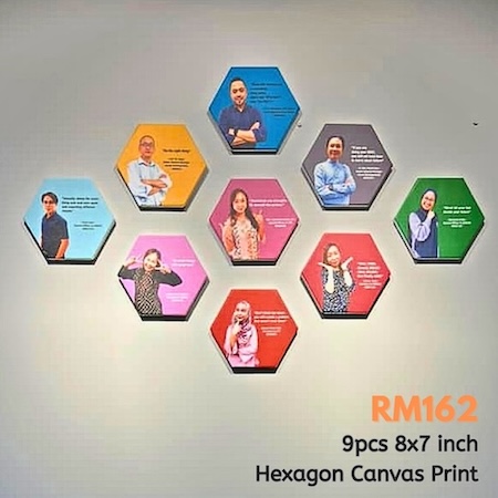 EzyPoster - Hexagon Tiles | Canvas Printing | Create Canvas Prints ...